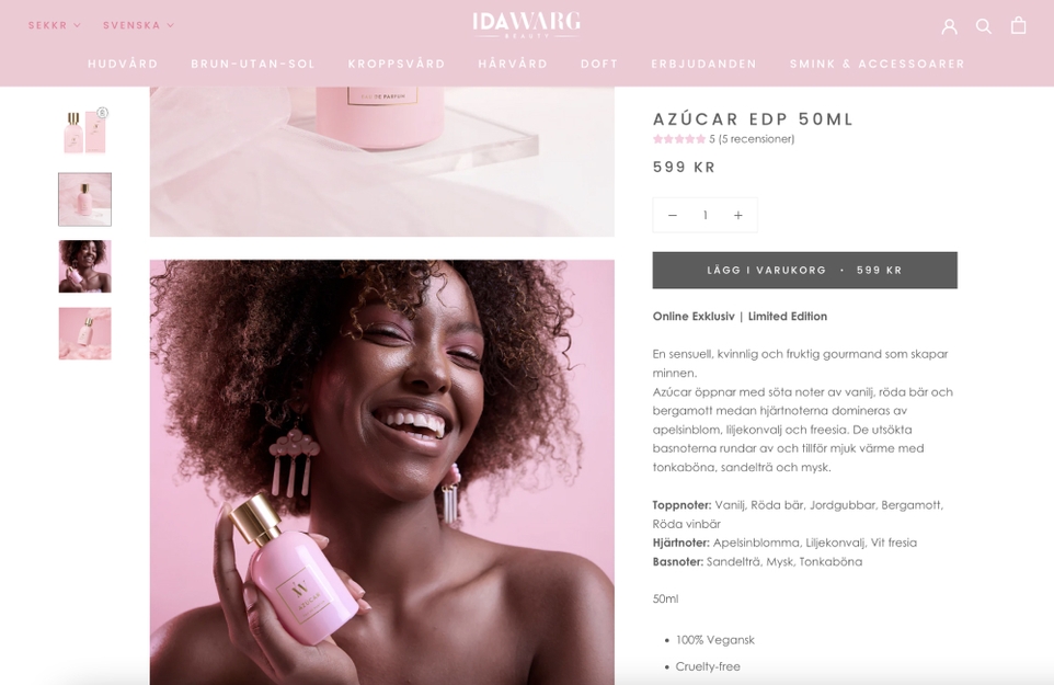 Ida Warg Beauty – Ett kundcase från qte development
